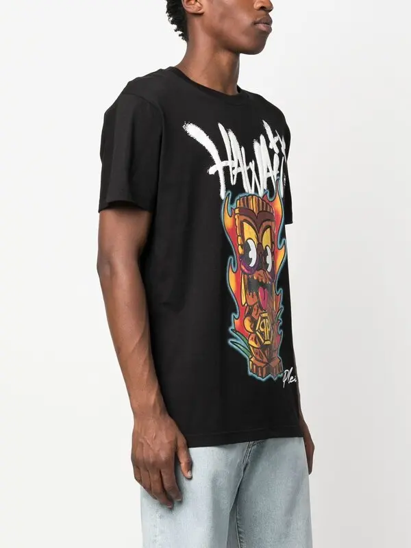 Philipp Plein Pyre Graphic T-shirt - Black