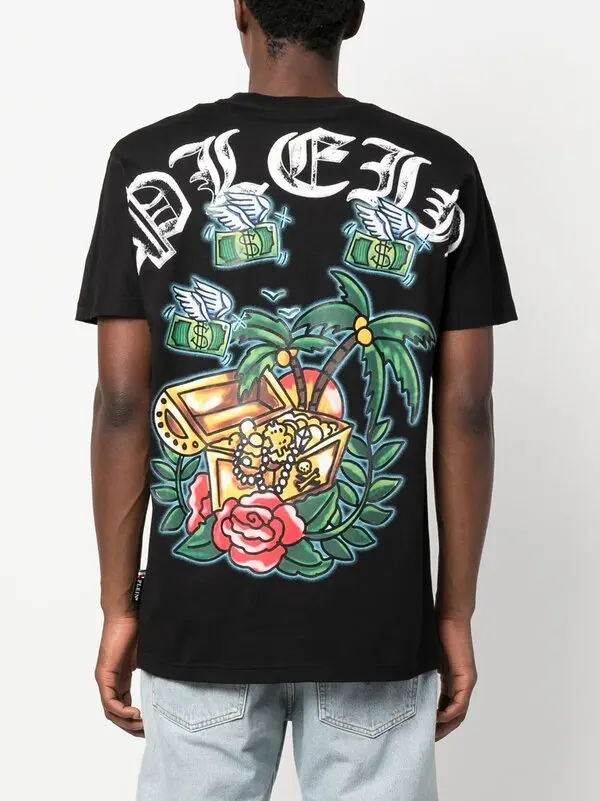 Philipp Plein Pyre Graphic T-shirt - Black