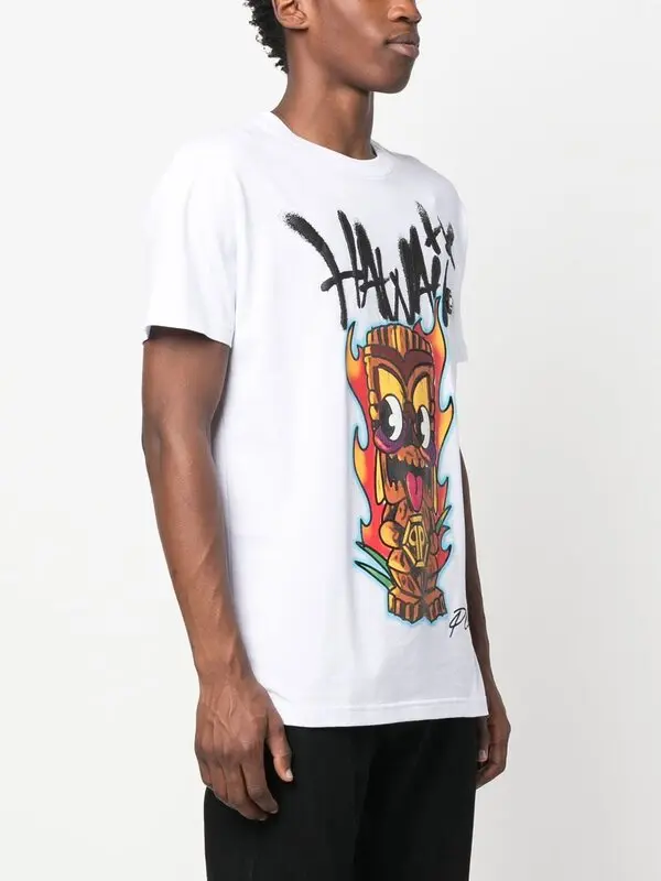 Philipp Plein Pyre Graphic T-shirt - White