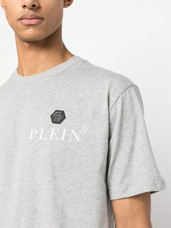 Philipp Plein Logo-plaque Cotton T-shirt
