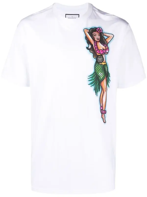 Philipp Plein Graphic-print Short-sleeve T-shirt - White