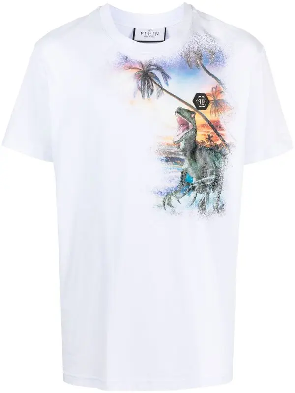 Philipp Plein Hawaii Graphic T-shirt