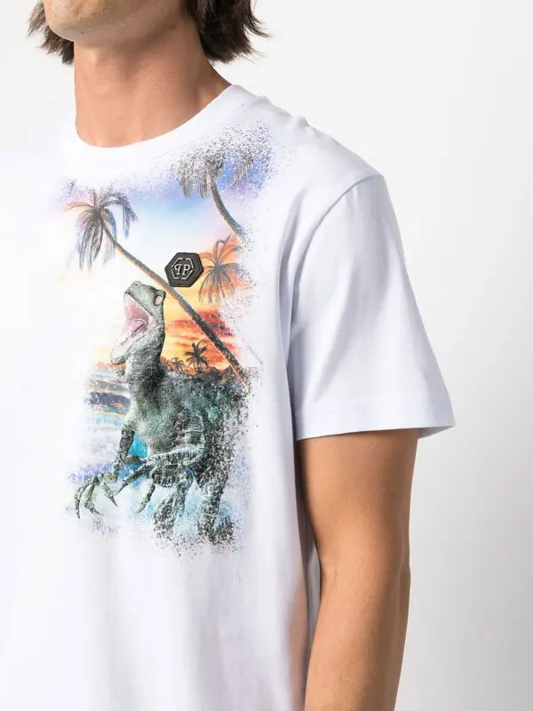 Philipp Plein Hawaii Graphic T-shirt