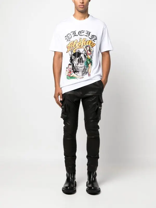 Philipp Plein Hawaii Short-sleeve T-shirt - White
