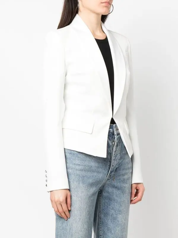 Philipp Plein Single-breasted Tailored Blazer - White