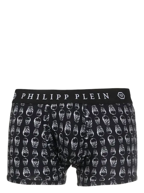 Philipp Plein Skull-print Boxer Shorts - Black
