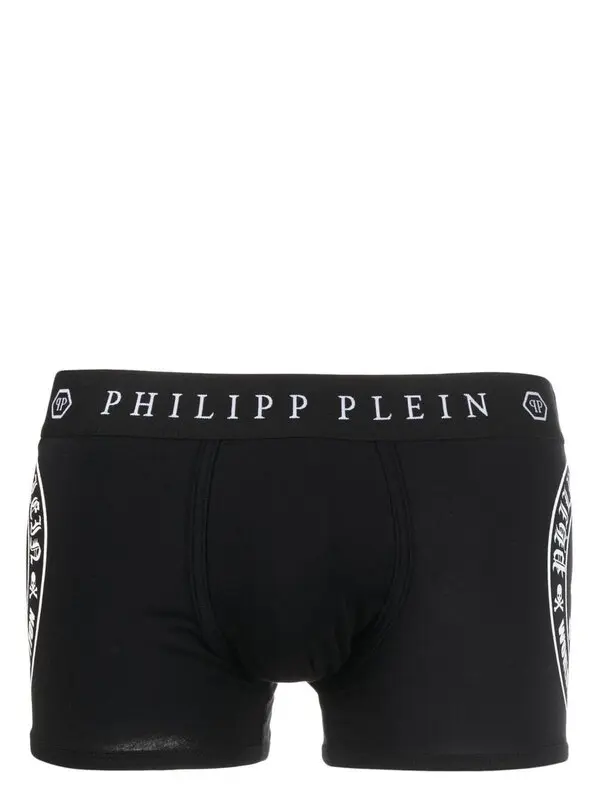 Philipp Plein Skull Bones Boxer Shorts - Black
