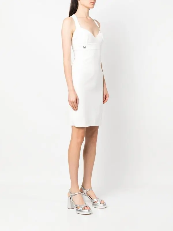 Philipp Plein Silk Mini Dress