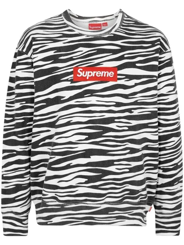Supreme Box Logo Crew-neck Sweatshirt - Black