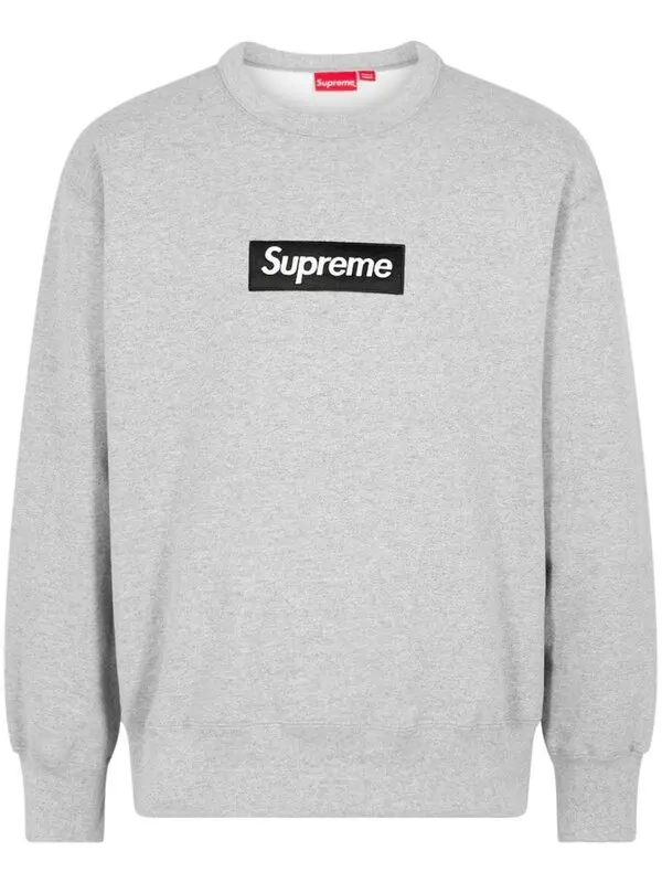 Supreme Box Logo Crewneck Sweatshirt - Grey