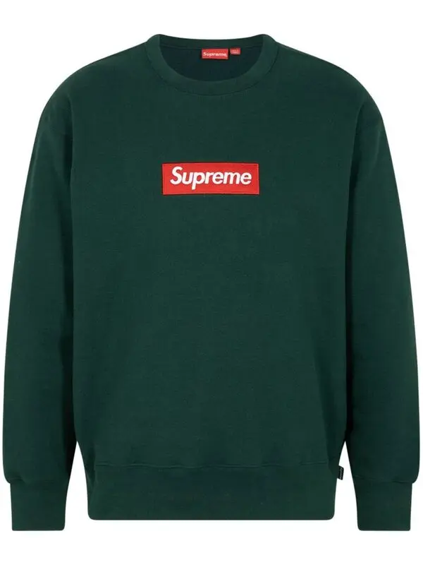 Supreme Box Logo Crewneck Sweatshirt - Green