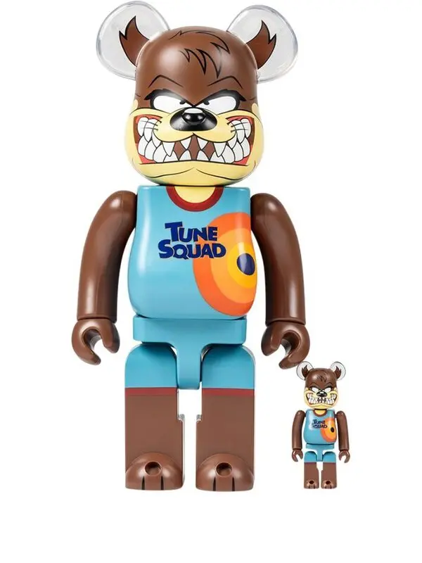 MEDICOM TOY X Space Jam Tasmanian Devil Be@rbrick Figure Set - Brown