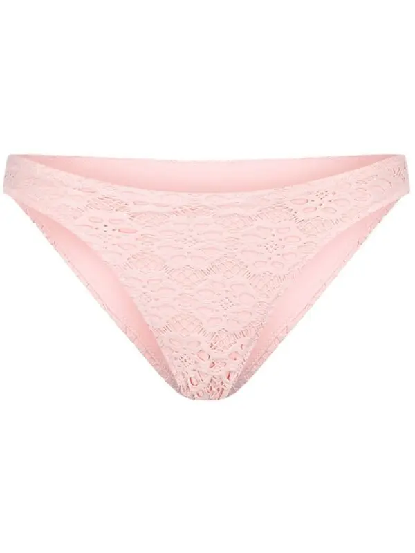 Giambattista Valli Floral-lace Bikini Briefs - Pink