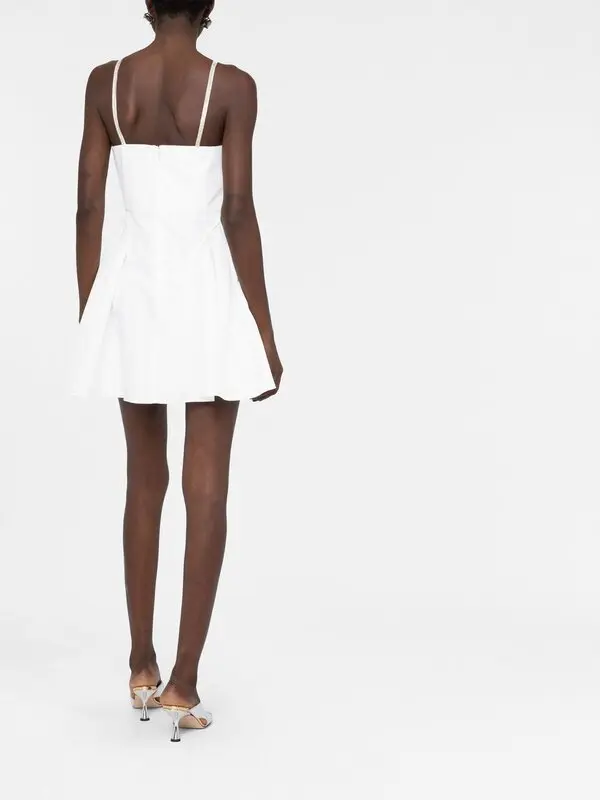 SELF-PORTRAIT Crystal-embellished Cut-out Minidress