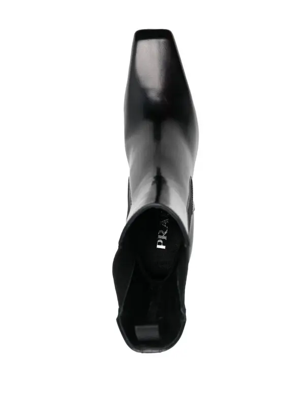 Prada 95mm Sculpted Heel Boots