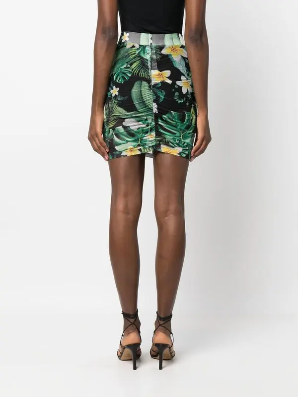 Philipp Plein Graphic-print Mini Skirt