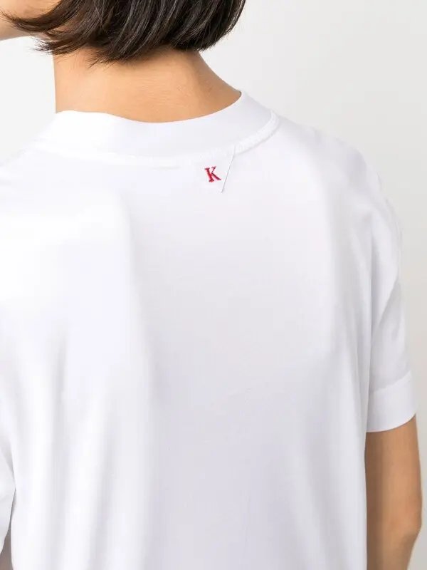 Kiton Embroidered-logo Cotton T-shirt