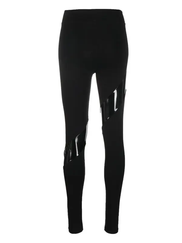 Philipp Plein Tape-detail Stretch Leggings