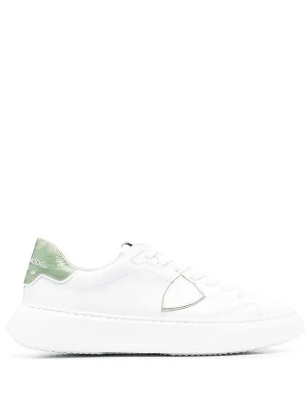 Philippe Model Logo-patch Low-top Sneakers - White