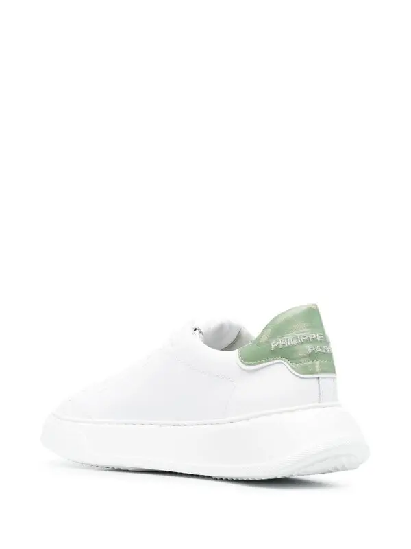 Philippe Model Logo-patch Low-top Sneakers - White