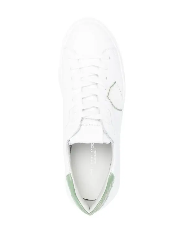 Philippe Model Logo-patch Low-top Sneakers - White