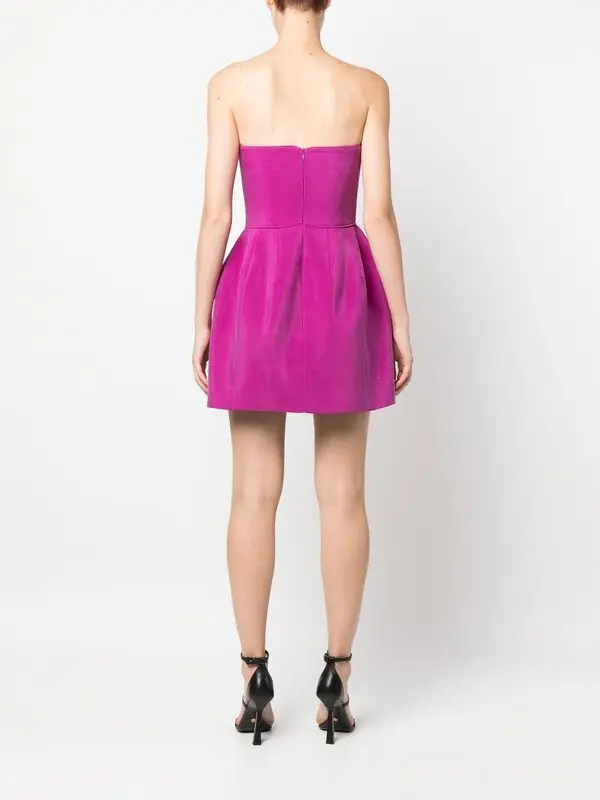 Philipp Plein Strapless Mini Dress - Pink