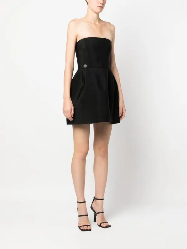 Philipp Plein Strapless Mini Dress