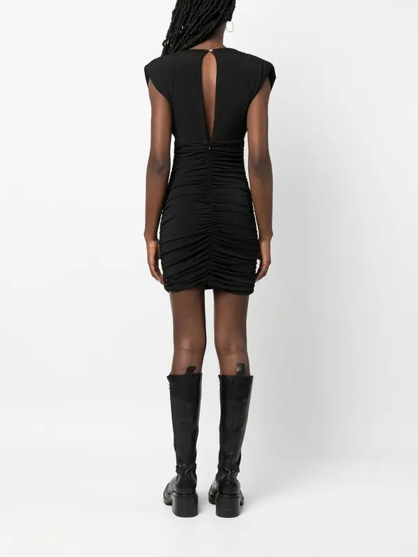 Philipp Plein Wrinkles Ruffle-detail Mini Dress
