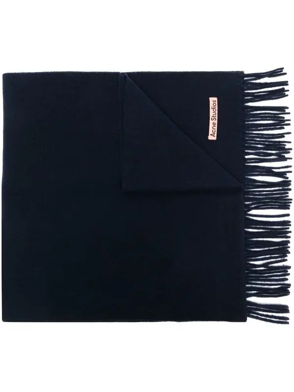 Acne Studios Fringe Wool Scarf