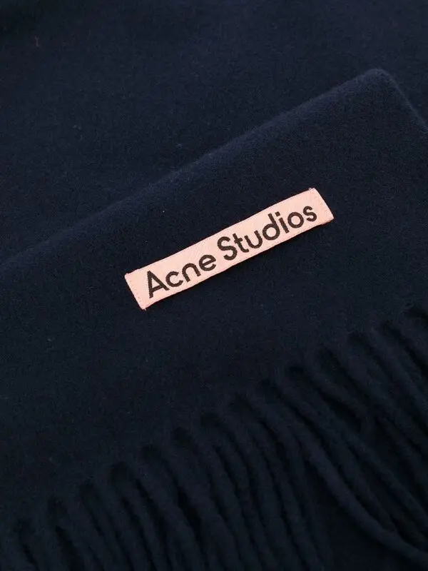 Acne Studios Fringe Wool Scarf