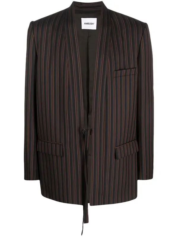 AMBUSH Pinstripe Single-breasted Blazer