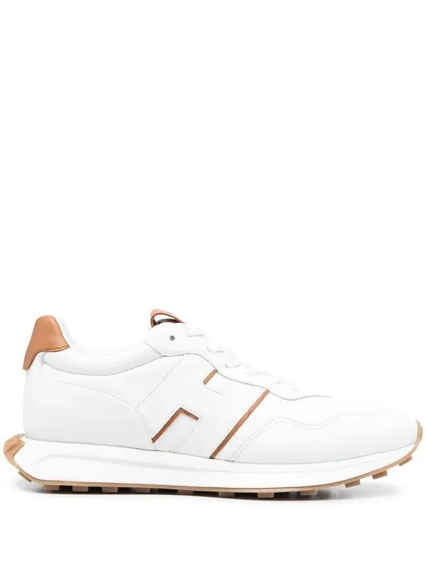 Hogan Contrast-detailing Sneakers - White