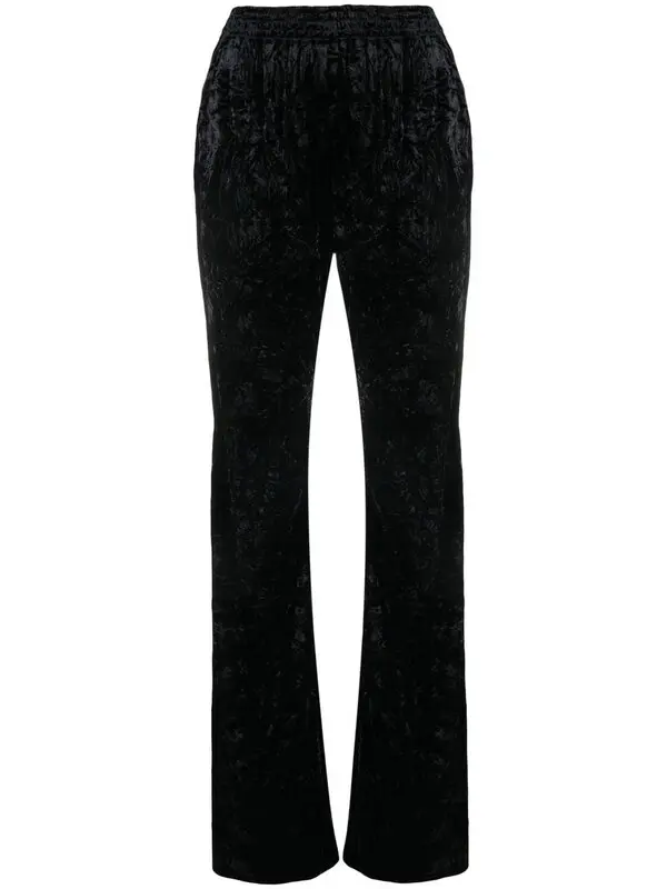 Saint Laurent Wide-leg Velvet Trousers