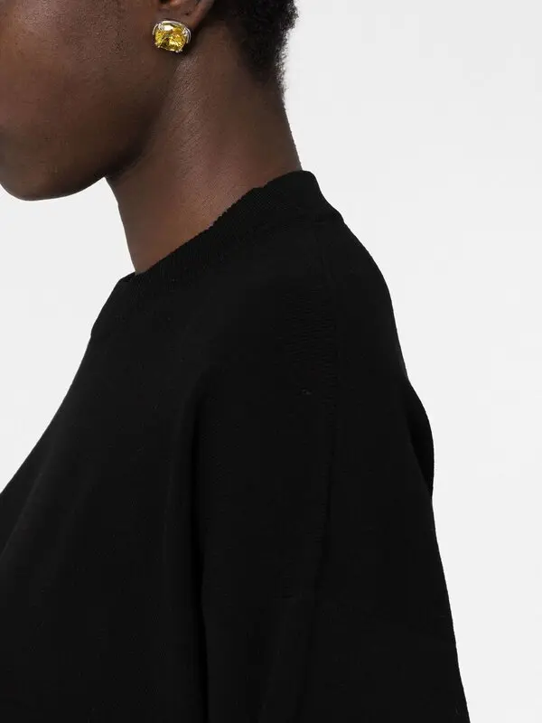 Attico Blanche Feather-detail Jumper