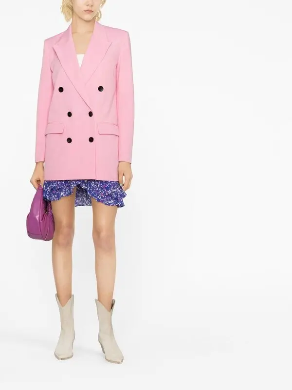 Isabel Marant Étoile Nevin Double-breasted Blazer - Pink
