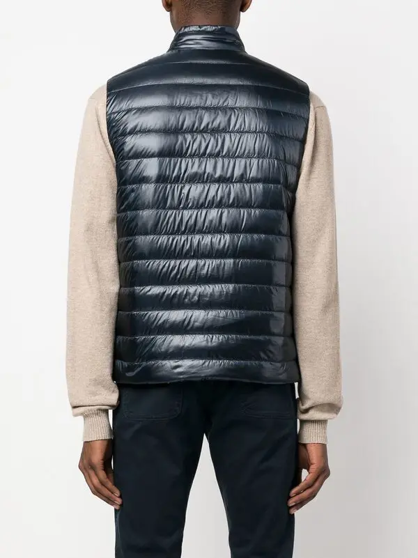 Herno Reversible Quilted Gilet - Blue