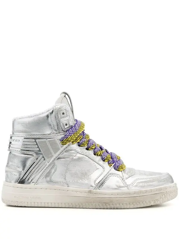 Philippe Model High-top Sneakers - Silver