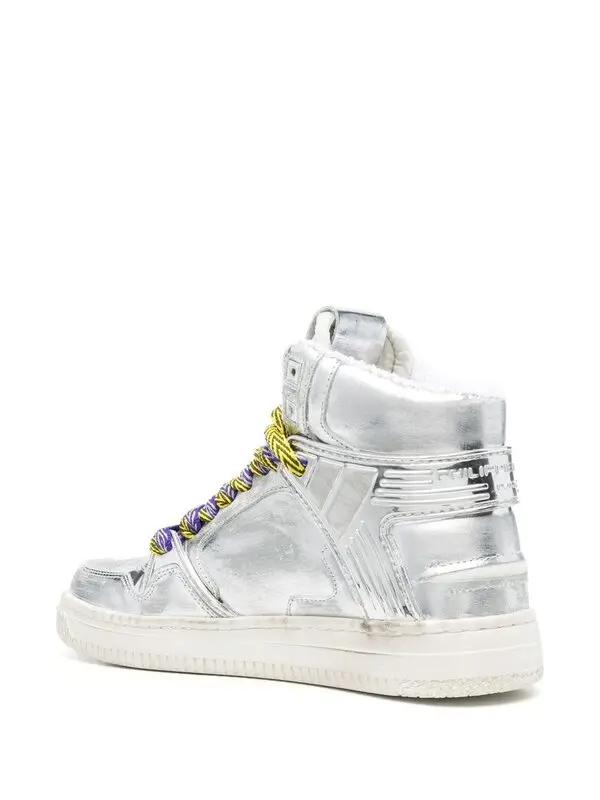 Philippe Model High-top Sneakers - Silver