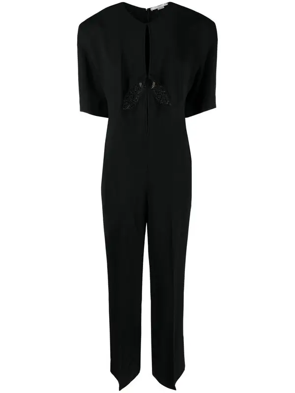 Stella McCartney Cut-out Jumpsuit - Black