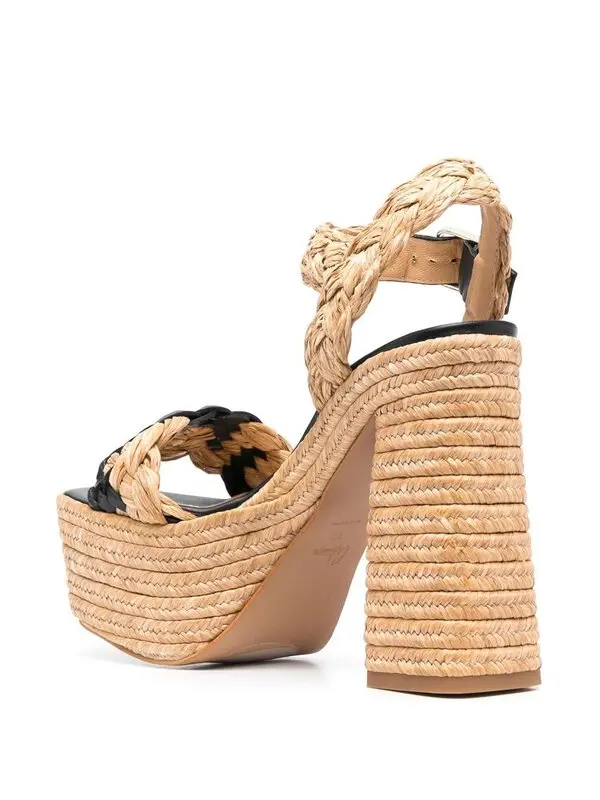 CastaÑer Agnes 135mm Braided-strap Sandals