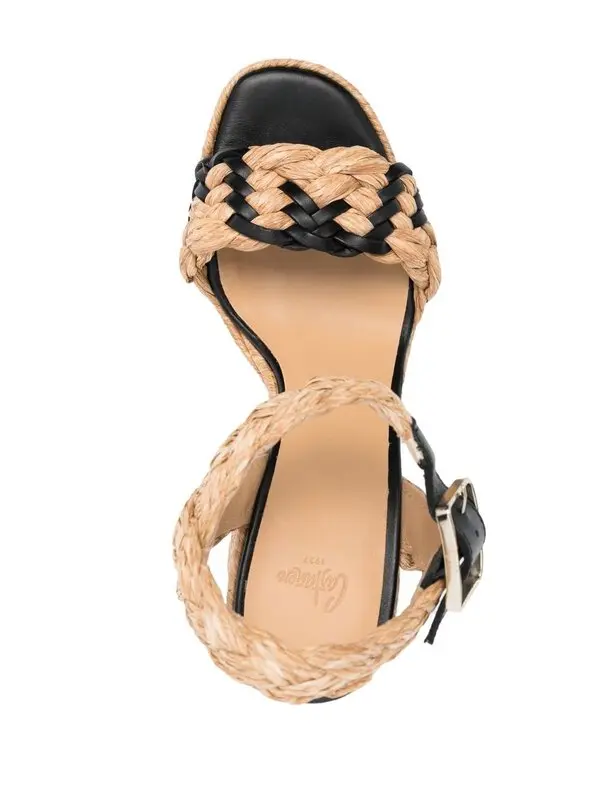 CastaÑer Agnes 135mm Braided-strap Sandals