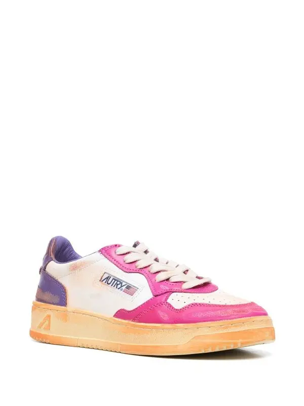 AUTRY Panelled Low-top Sneakers - White