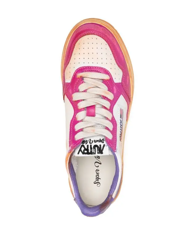 AUTRY Panelled Low-top Sneakers - White