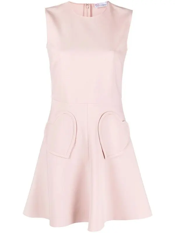 fitted lace wedding dress Red Valentino // Light Pink Cotton Pleated Shift Dress – VSP Consignment