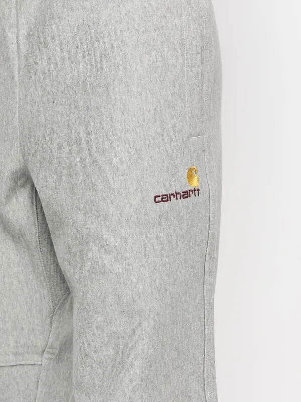 Carhartt Work In Progress Embroidered-logo Cotton Trackpants