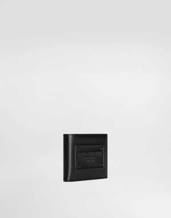 Dolce & Gabbana Calfskin Bifold Wallet With Raised Logo