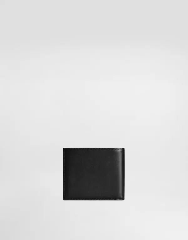 Dolce & Gabbana Calfskin Bifold Wallet With Raised Logo