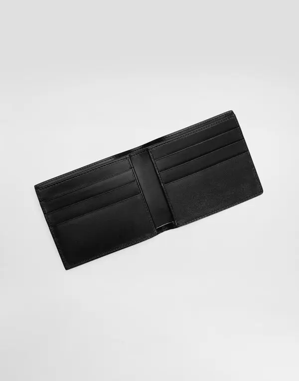 Dolce & Gabbana Calfskin Bifold Wallet With Raised Logo
