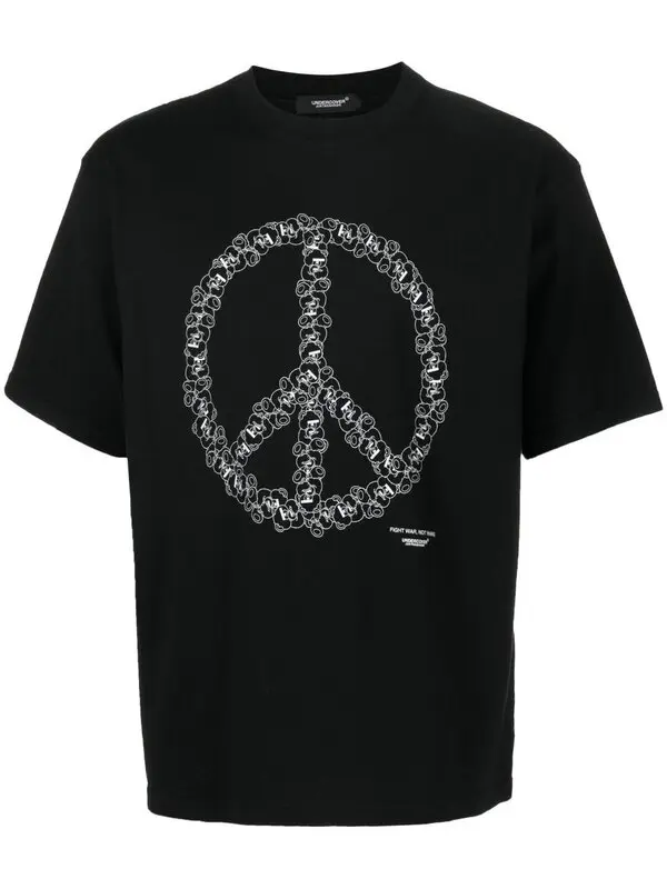 Undercover Peace-sign Cotton T-shirt