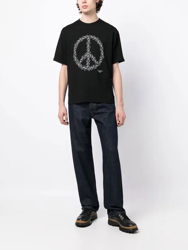 Undercover Peace-sign Cotton T-shirt